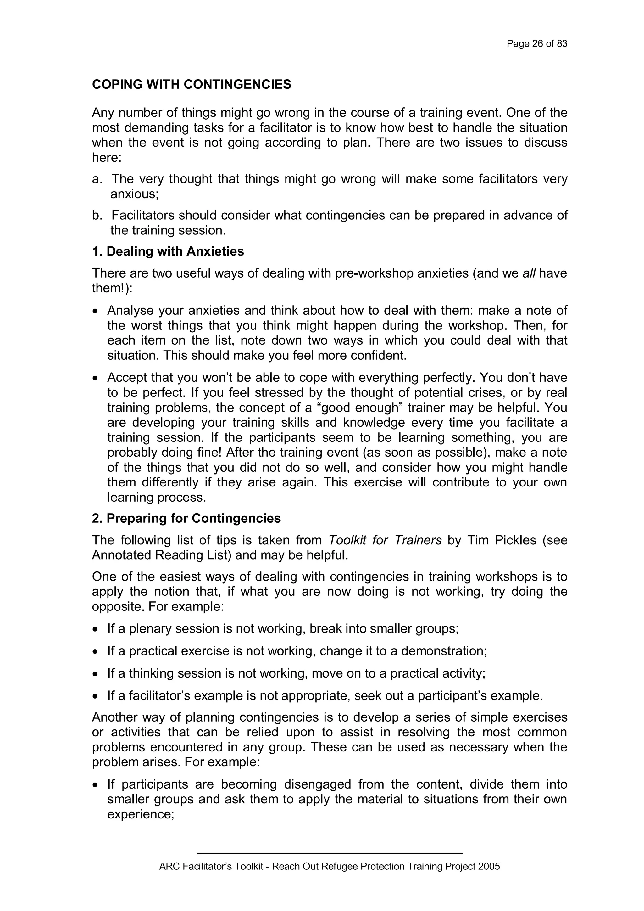 Facilitator toolkit | PDF