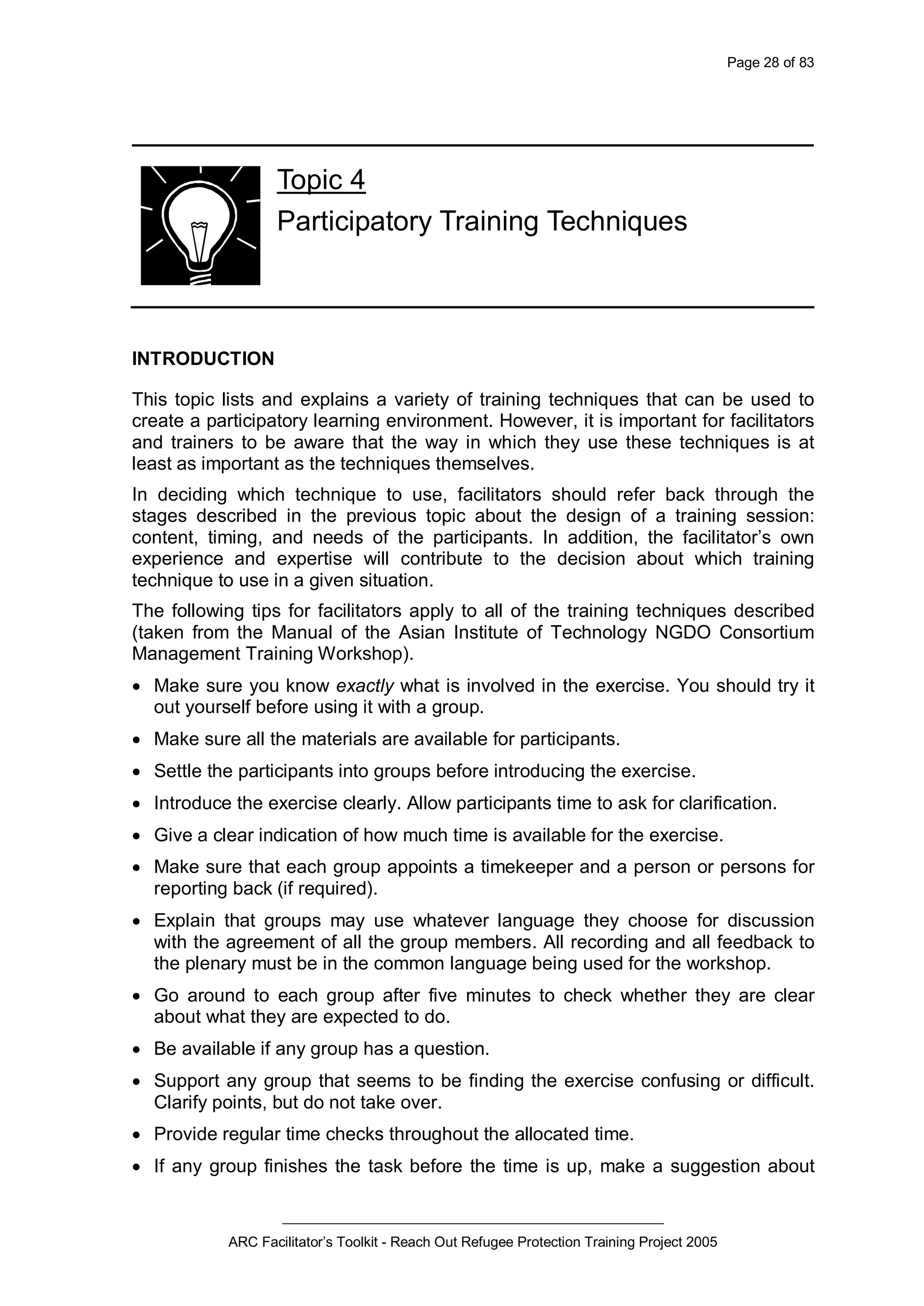 Facilitator toolkit | PDF