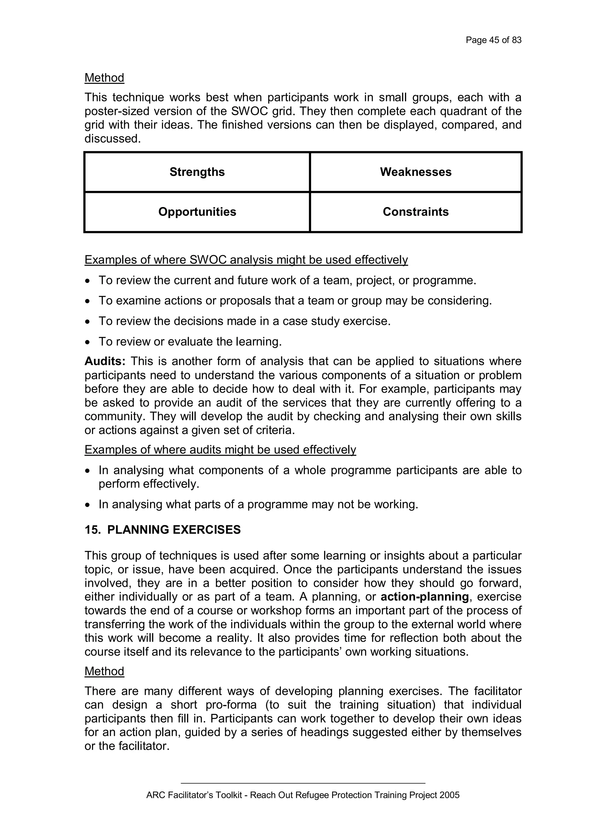 Facilitator toolkit | PDF