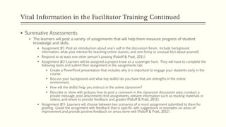Facilitator training program | PPTX