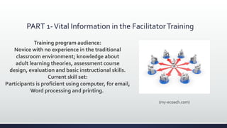 Facilitator training program | PPTX