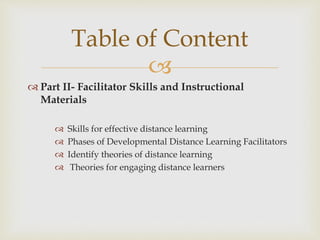 Facilitator Training Program Manual | PPTX