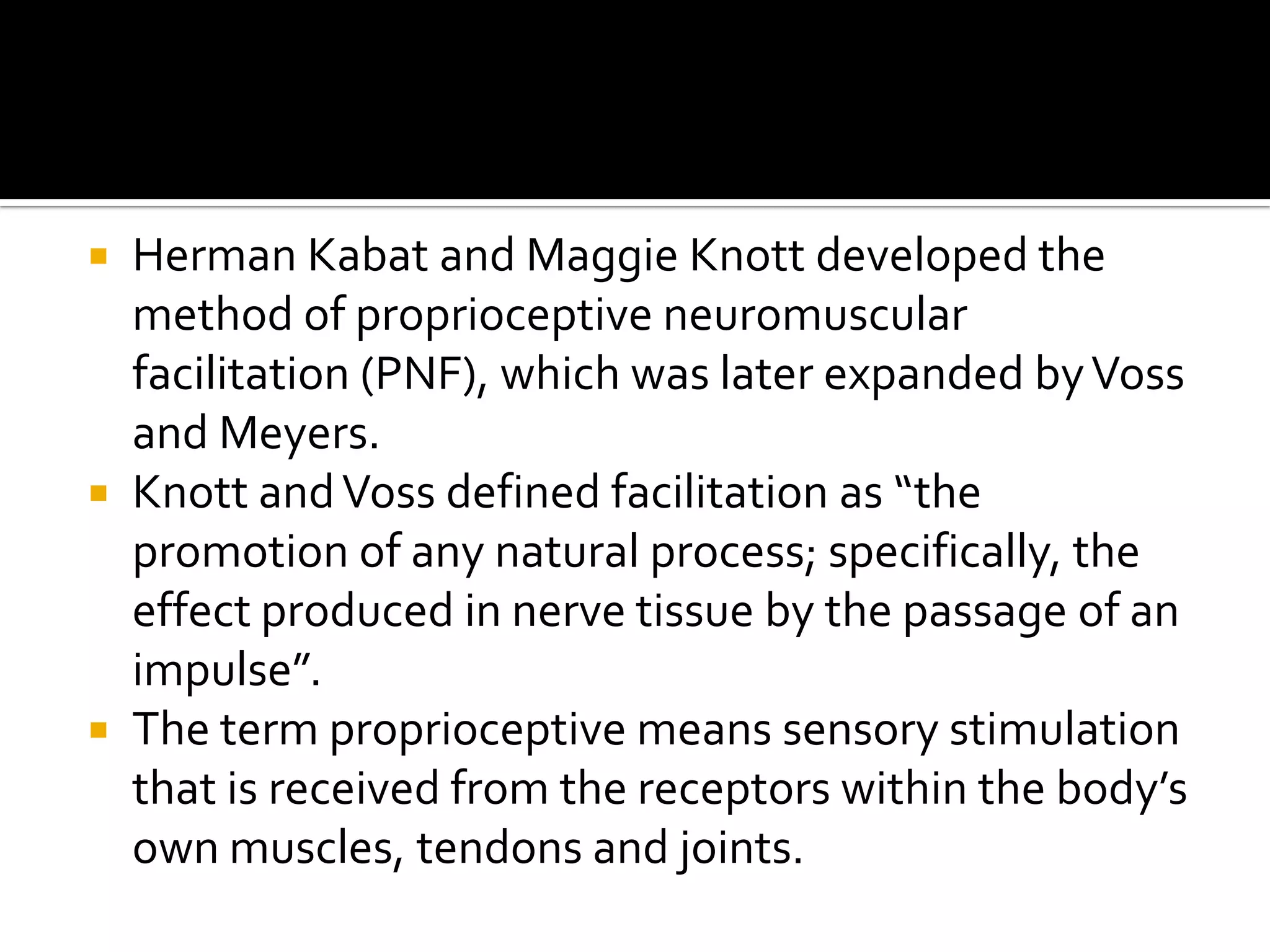 Facilitatory and inhibitory techniques new | PPTX