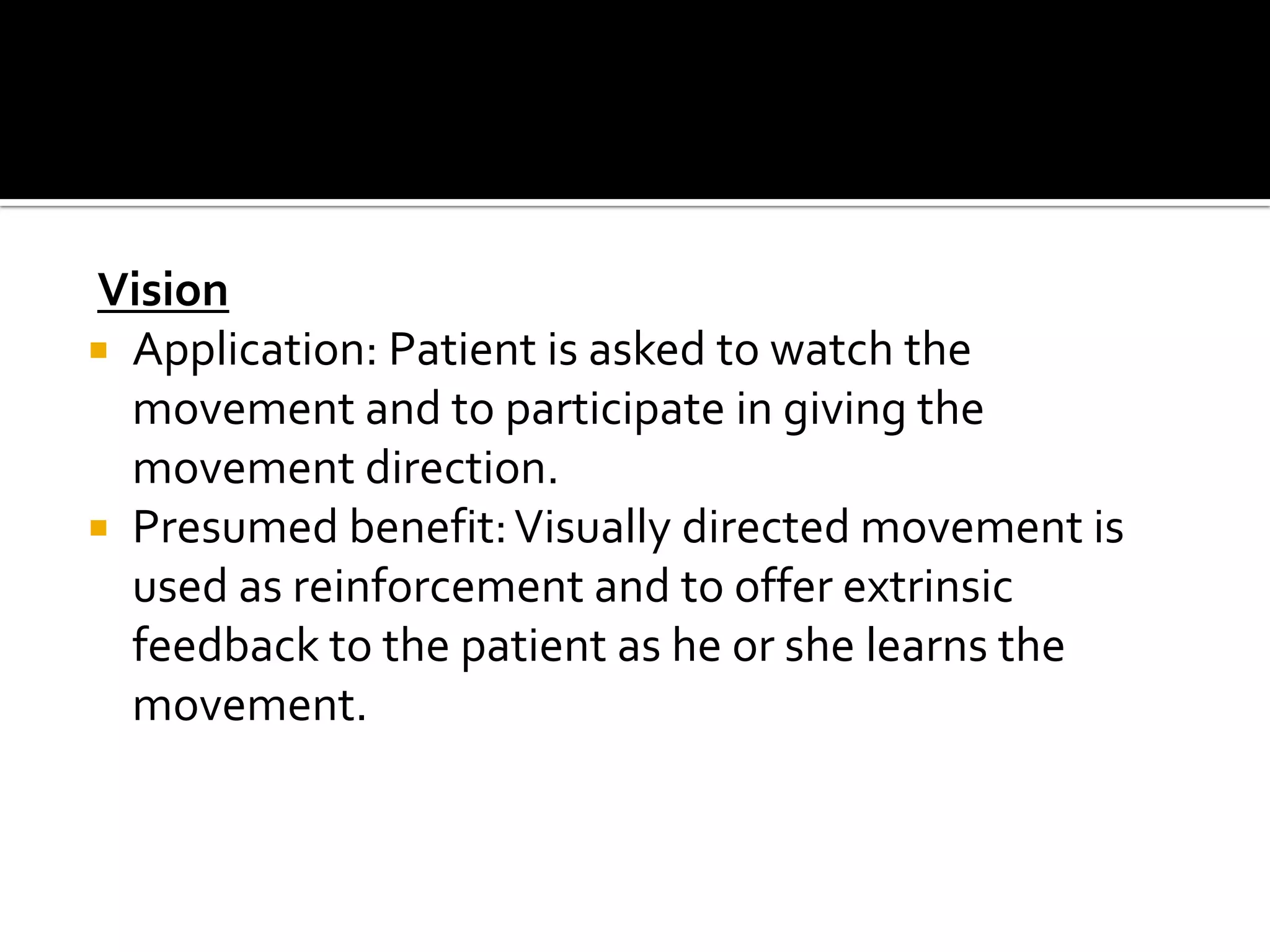 Facilitatory and inhibitory techniques new | PPTX