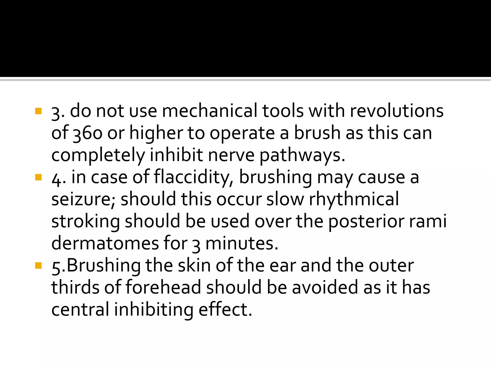Facilitatory and inhibitory techniques new | PPTX