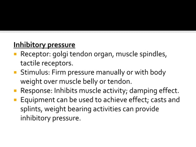 Facilitatory and inhibitory techniques new | PPTX | First Aid | Injuries
