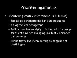 Facilitering - inspirerende kreative metoder | PPT