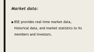 Facilities by BSE | PPT