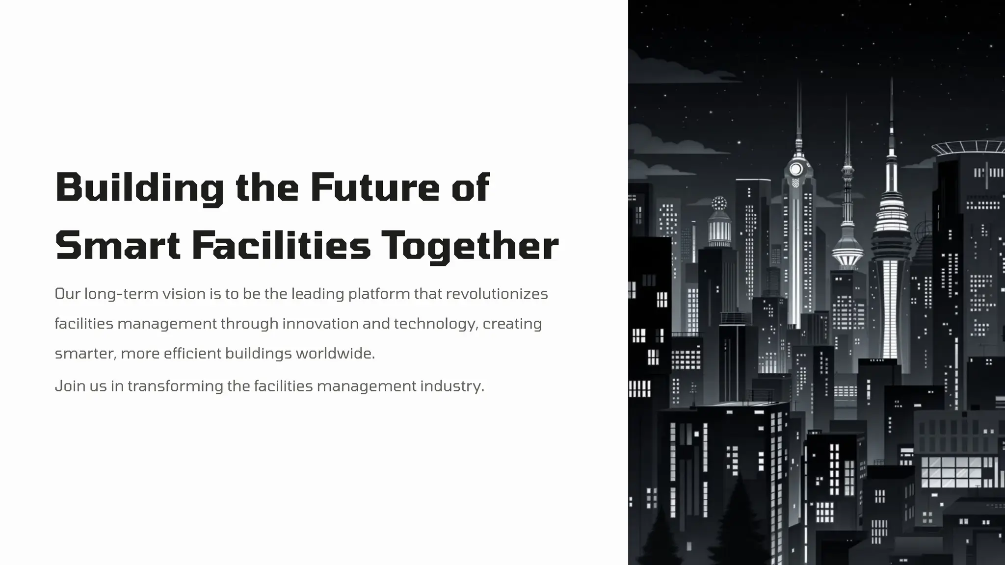 Facilities management enhancement pitch deck | PDF