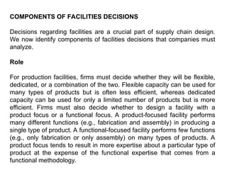 Facilities in Supply Chain Management.ppt