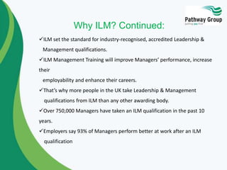 Facilities Management ILM Level 3 Qualifications | PPTX