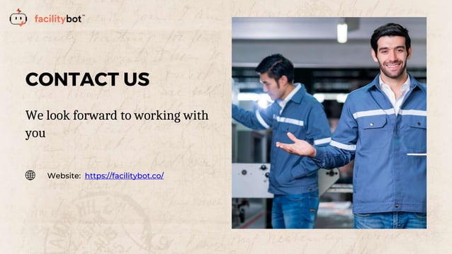 Facilities Management Software - Facility Bot.pptx | Business Utilities ...