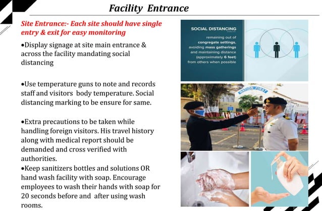 Facilities operations post lock down | PPT