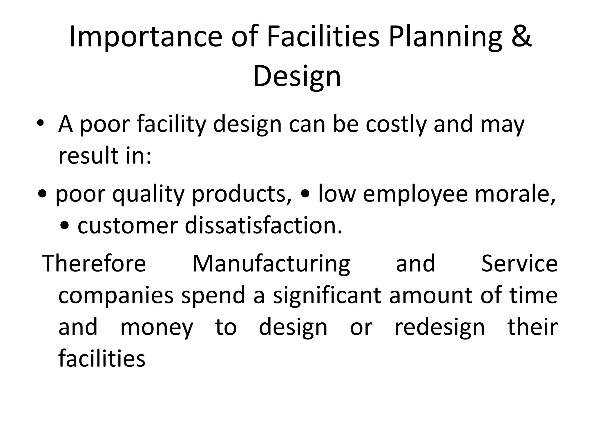 Facilities Planning-Facilities Planning. | PPTX