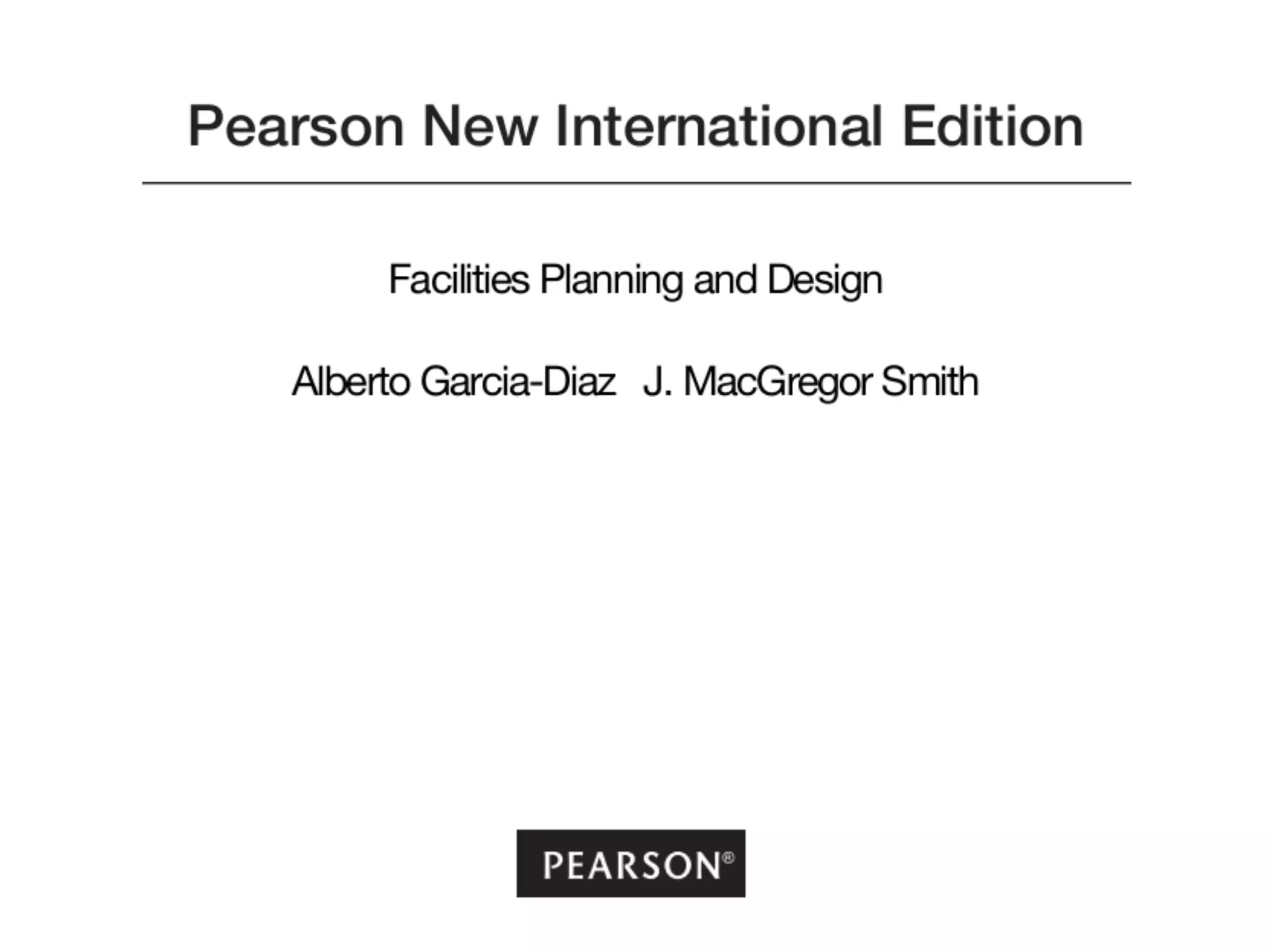 Facilities Planning and Design 01 | PDF
