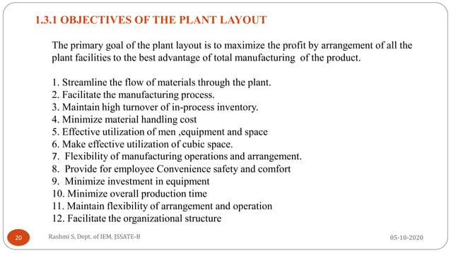 Facilities planning - Module 1 Plant Location and Material handling | PDF