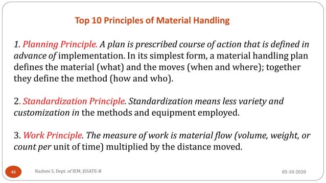 Facilities planning - Module 1 Plant Location and Material handling | PDF