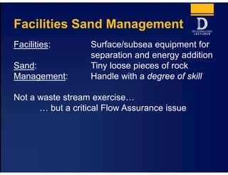 Facilities Sand Management Rawlins eProcess | PDF