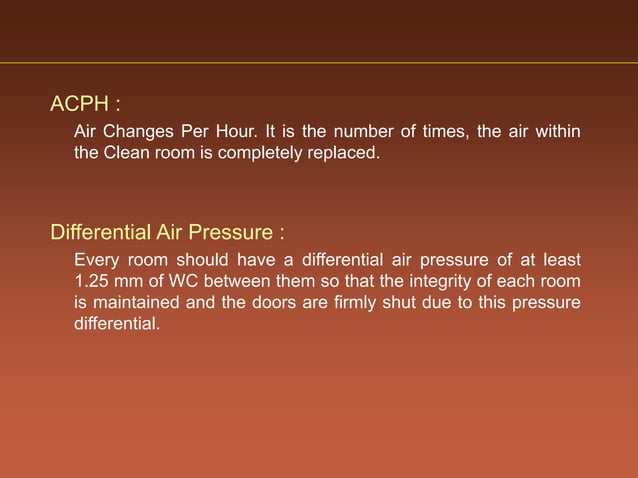 Facility and ahu validation | PPT