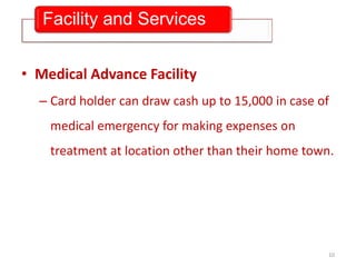 facility and services of Credit Card | PPTX