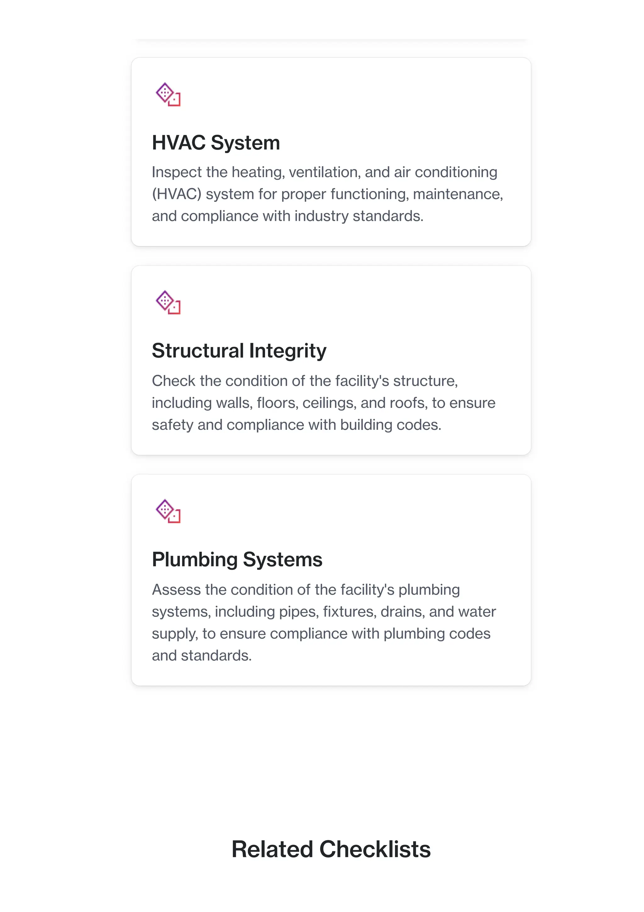 facility assessment checklist.pdffacility assessment checklist | PDF