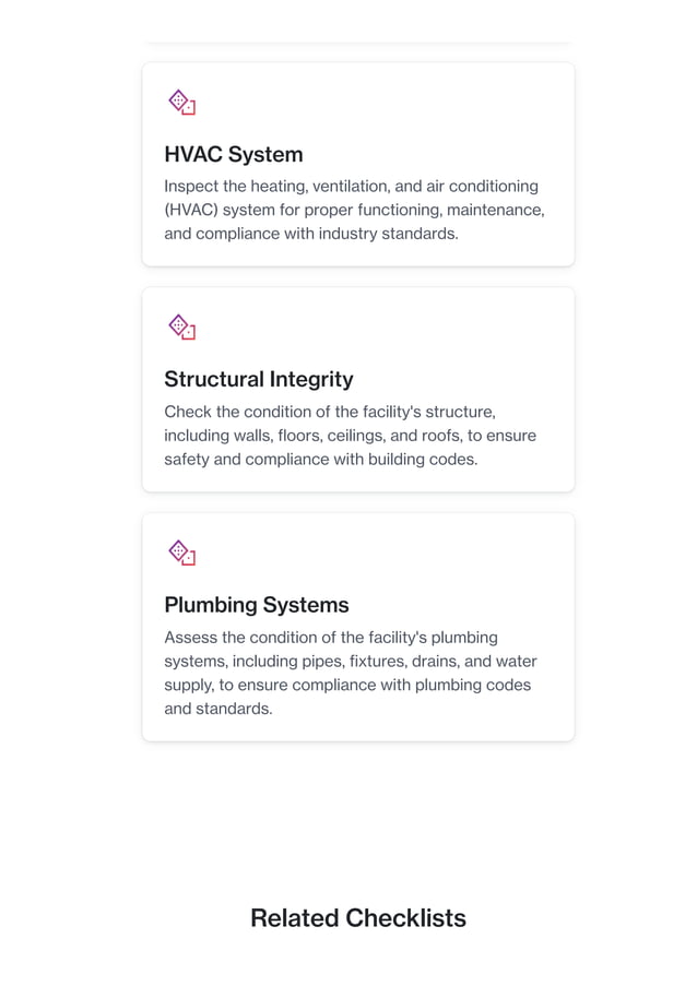 facility assessment checklist.pdffacility assessment checklist | PDF