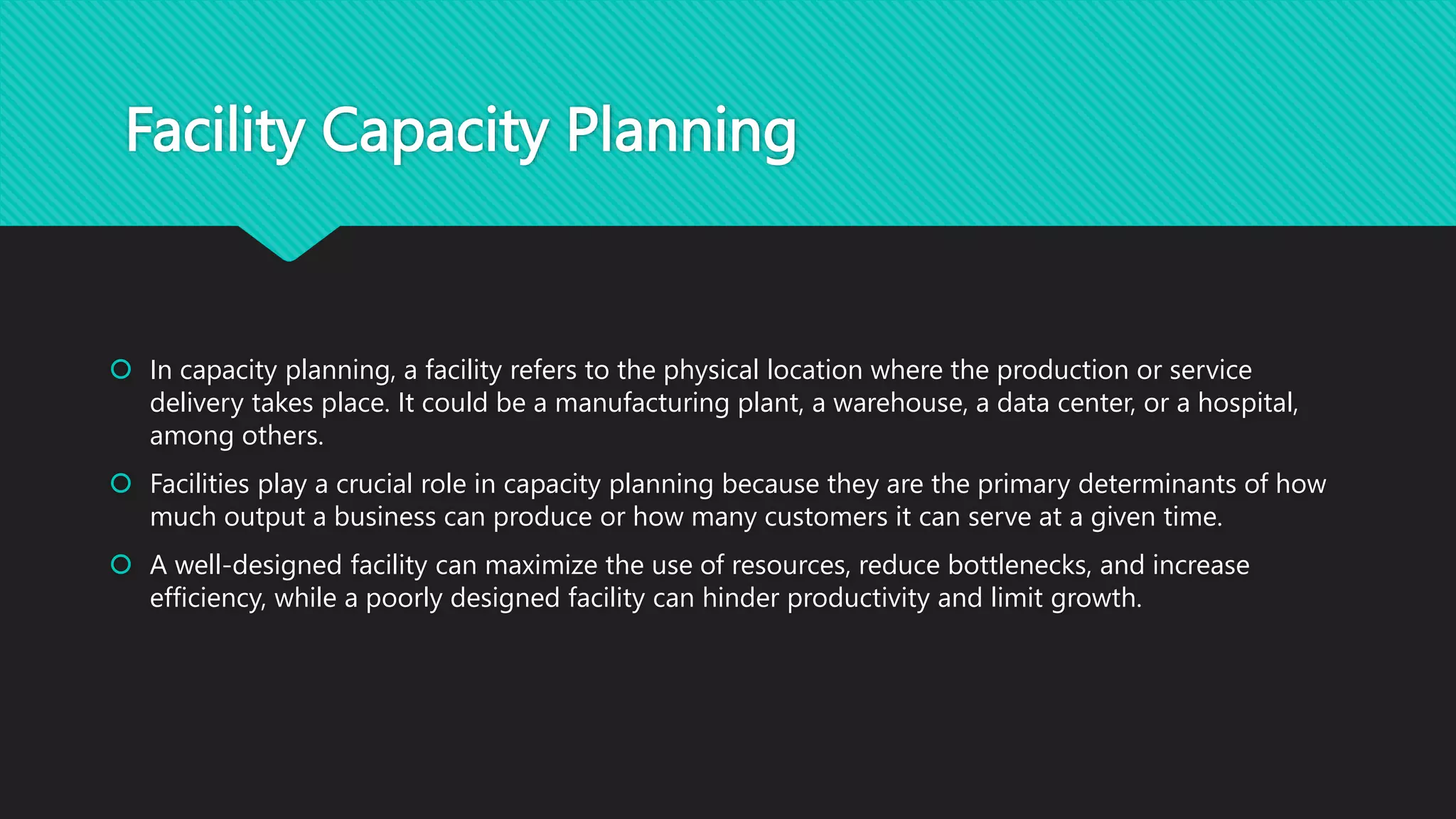 Facility Capacity Planning & its Measurement[1].pptx