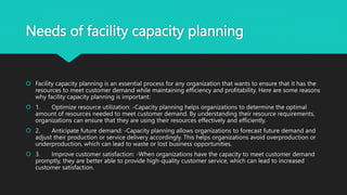 Facility Capacity Planning & its Measurement[1].pptx
