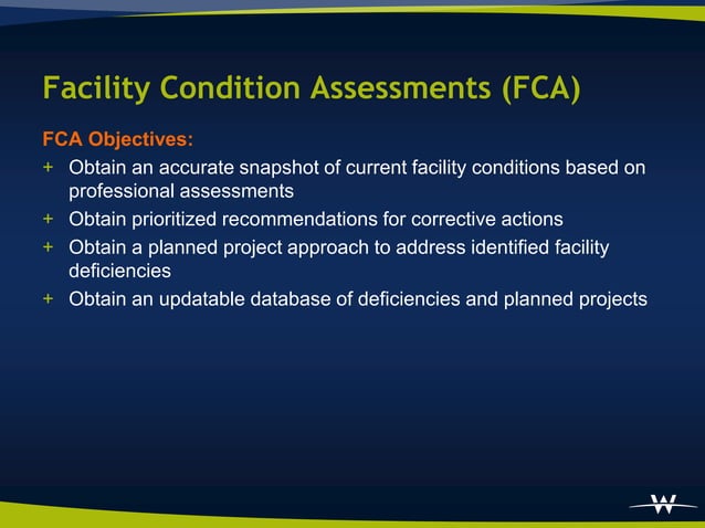 Facility Condition Assessment And Asset Management With GIS | PDF