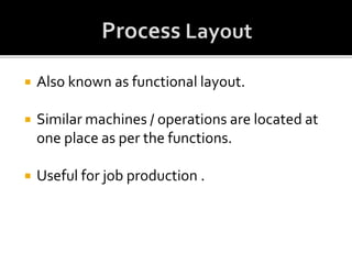 Facility layout | PPTX