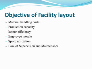 Facility layout | PPTX