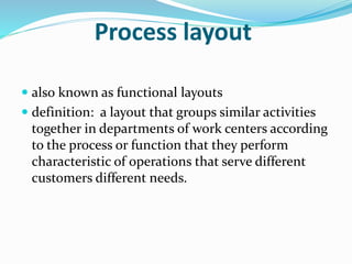 Facility layout | PPTX