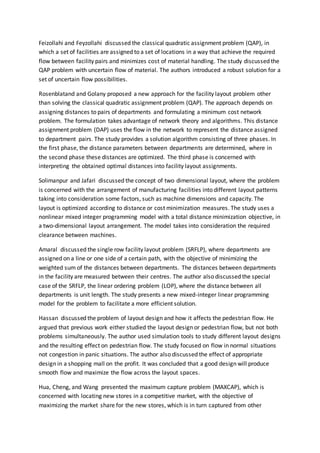 Facility layout | PDF