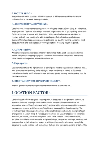 Facility layout | DOCX
