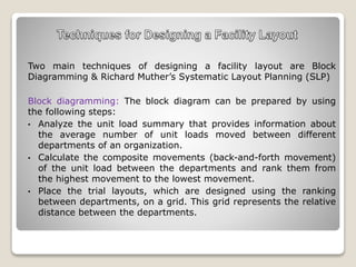 Facility layout | PPTX