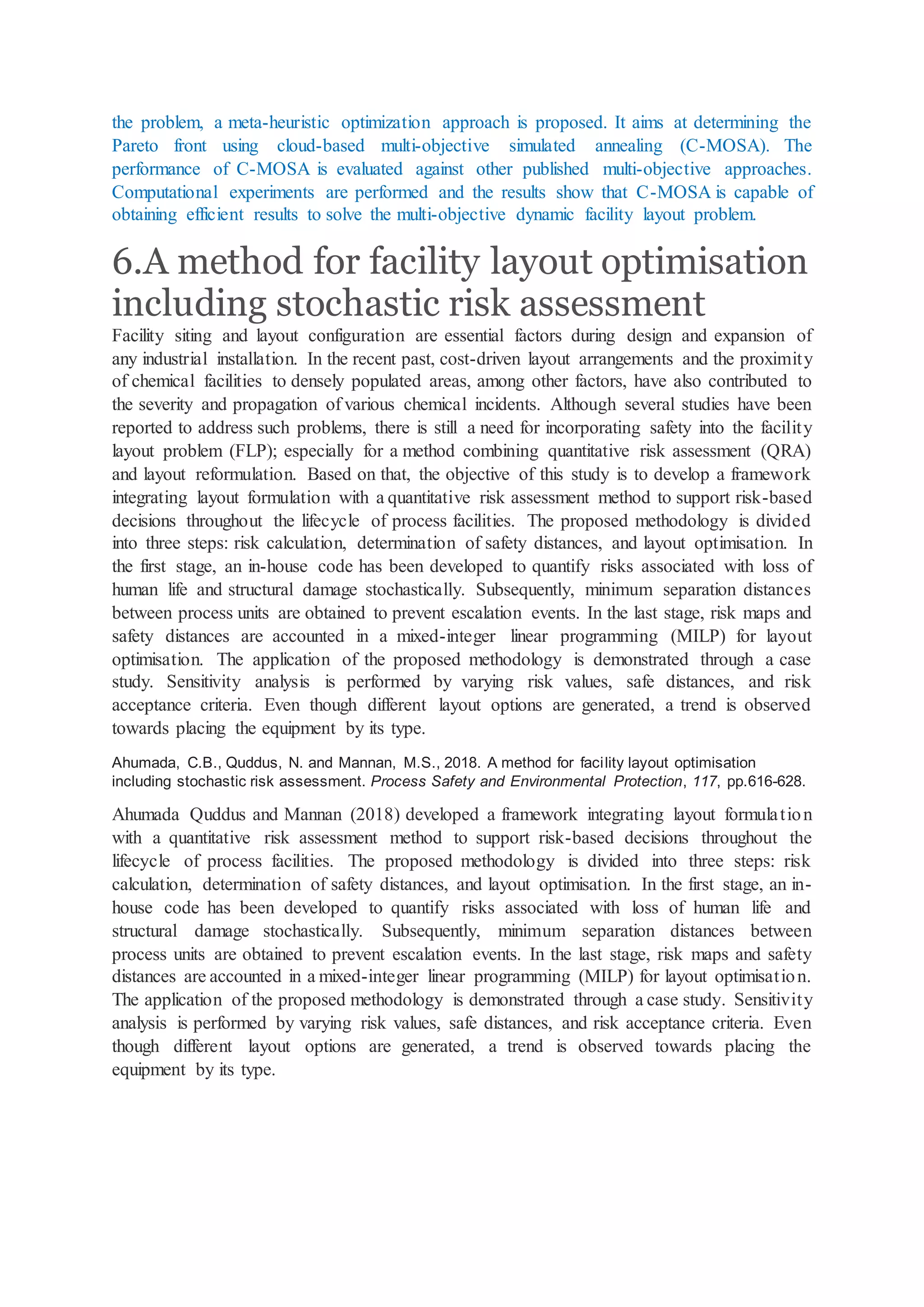 Facility layout | DOCX