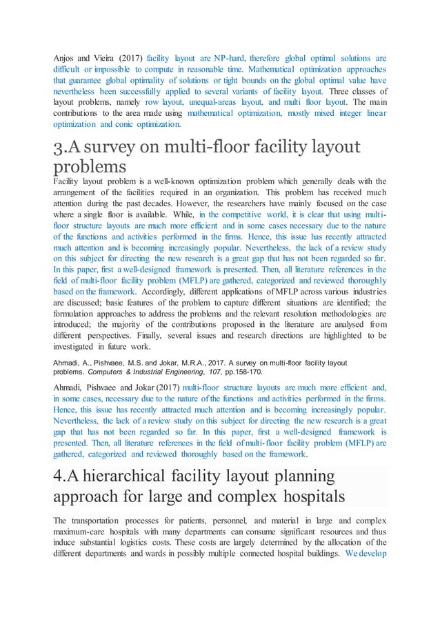 Facility layout | PDF