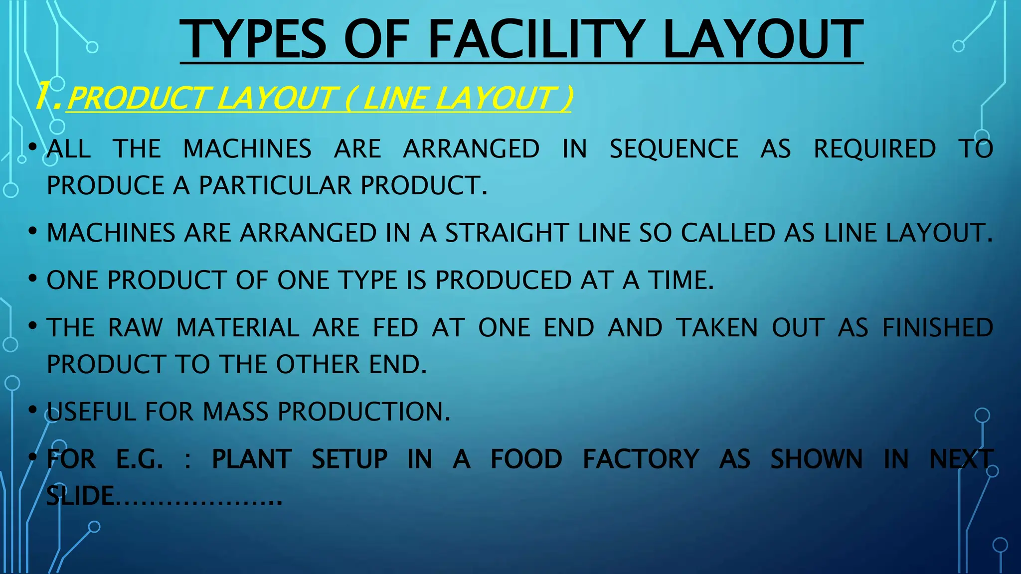 Facility layout.pptx12345678998765432112 | PPTX