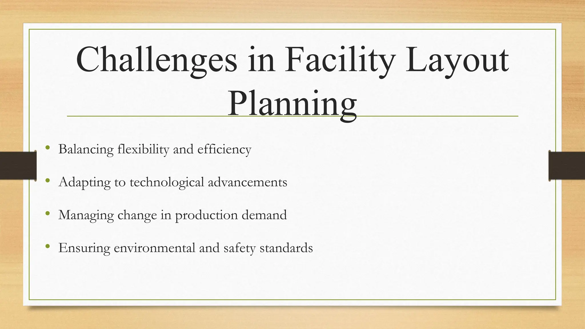 Facility Layout in Operations Management | PPTX
