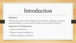 Facility Layout in Operations Management | PPTX