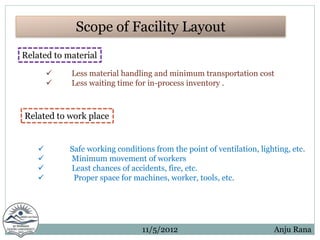 Facility layout | PPT