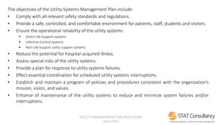 Facility management of Healthcare facilities | PPTX