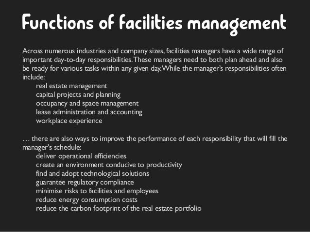 Facility management | PDF