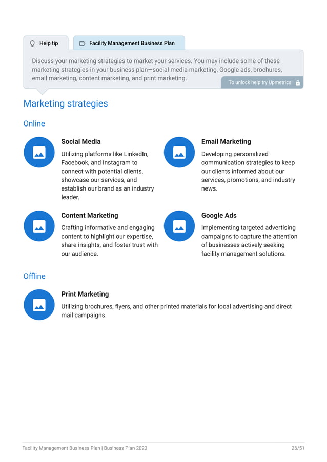 Facility Management Business Plan Example | PDF