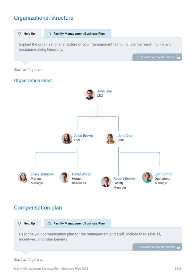 Facility Management Business Plan Example | PDF