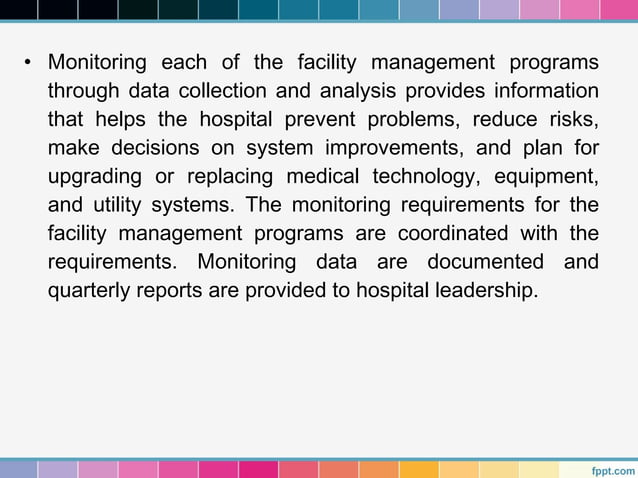 Facility Management System | PPT | First Aid | Injuries