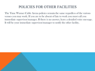 Facility operations orientations | PPTX