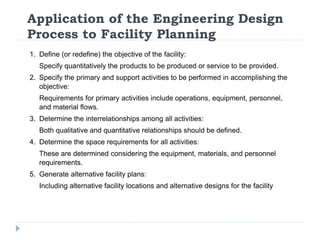 Facility planning | PPTX