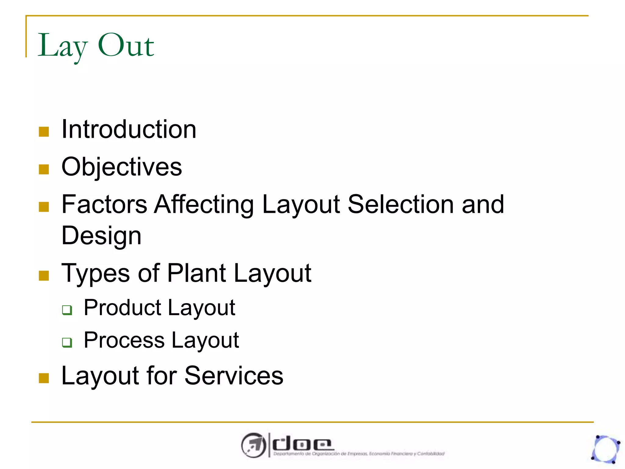 Facility Planning - Layout Process.ppt