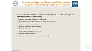 Facility security clearance refresher training | PPTX